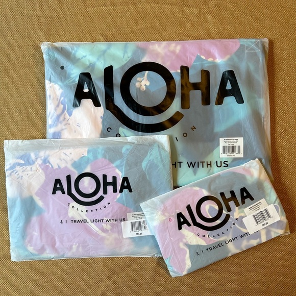 ALOHA Collection | Bags | Aloha Collection Multicolor Pau Hana 3 Piece ...
